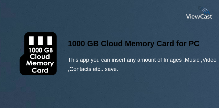 Download 1000 GB Cloud Memory Card for PC / Windows / Computer