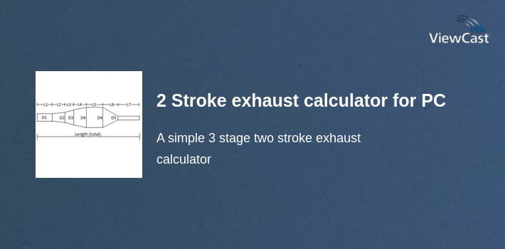 Download 2 Stroke exhaust calculator for PC / Windows / Computer