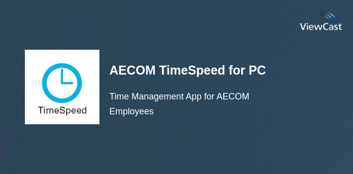 Download AECOM TimeSpeed for PC / Windows / Computer