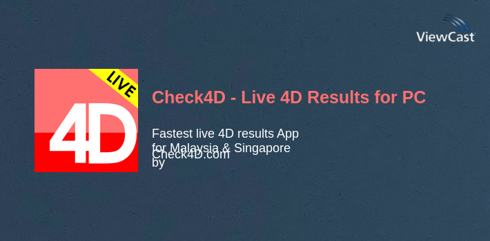 Download Check4D - Live 4D Results for PC / Windows / Computer