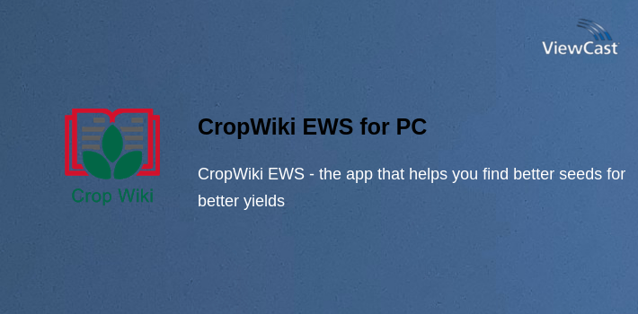 Download CropWiki EWS for PC / Windows / Computer