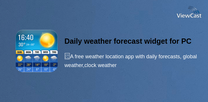 Download Daily weather forecast widget app for PC / Windows / Computer
