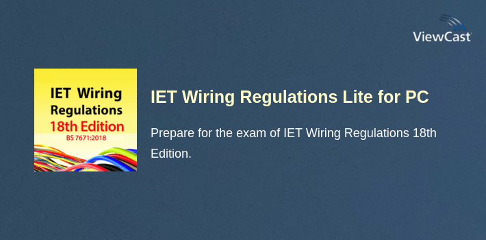 Download IET Wiring Regulations Lite for PC / Windows / Computer