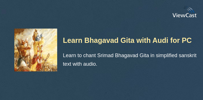Download Learn Bhagavad Gita with Audio for PC / Windows / Computer