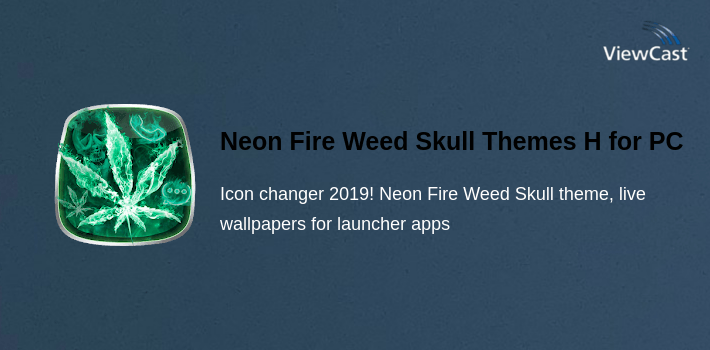 Download Neon Fire Weed Skull Themes HD Wallpapers 3D icons for PC ...