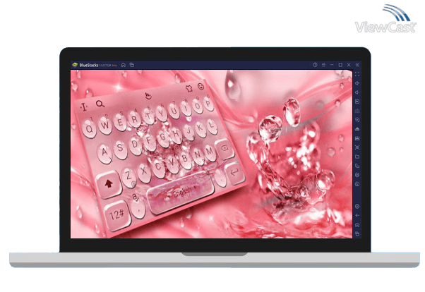 Download Rose Gold Water Droplets Keyboard Theme for PC / Windows ...