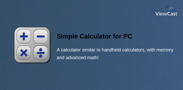 Download Simple Calculator for PC / Windows / Computer