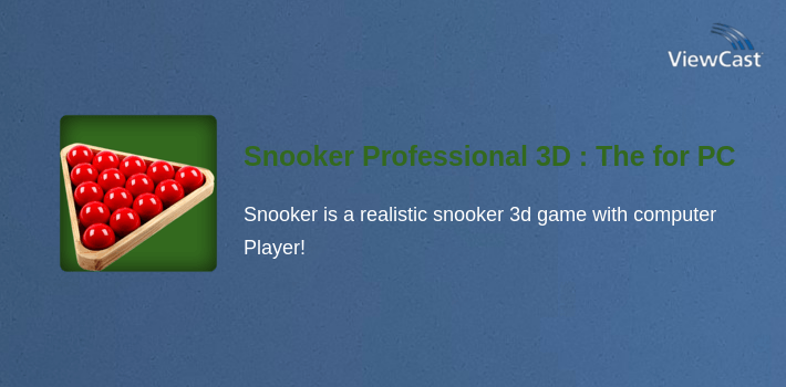 Download Snooker Professional 3D : The Real Snooker for PC / Windows ...