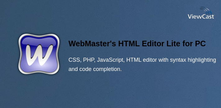Download WebMaster's HTML Editor Lite for PC / Windows / Computer